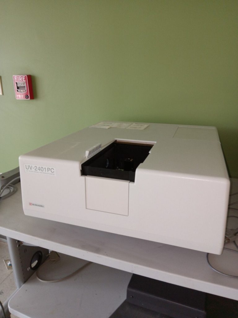 Shimadzu Spectrophotometer 2401pc Ultraviolet-Visible 2xBeam UV Vis ...